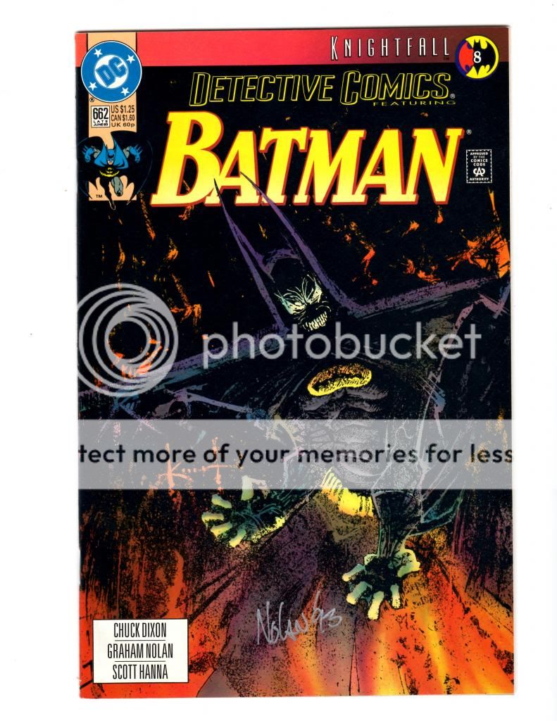 Detective Comics Featuring Batman 661 - 666 signed by Graham Nolan ...