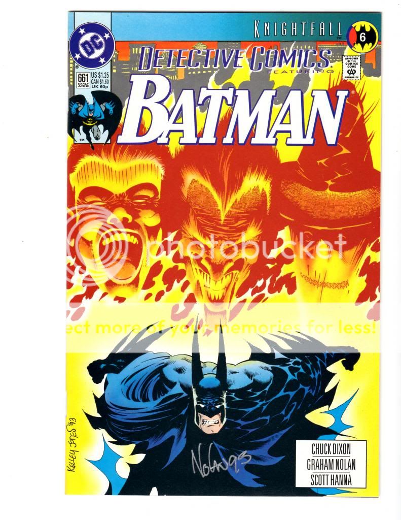 Detective Comics Featuring Batman 661 - 666 signed by Graham Nolan ...