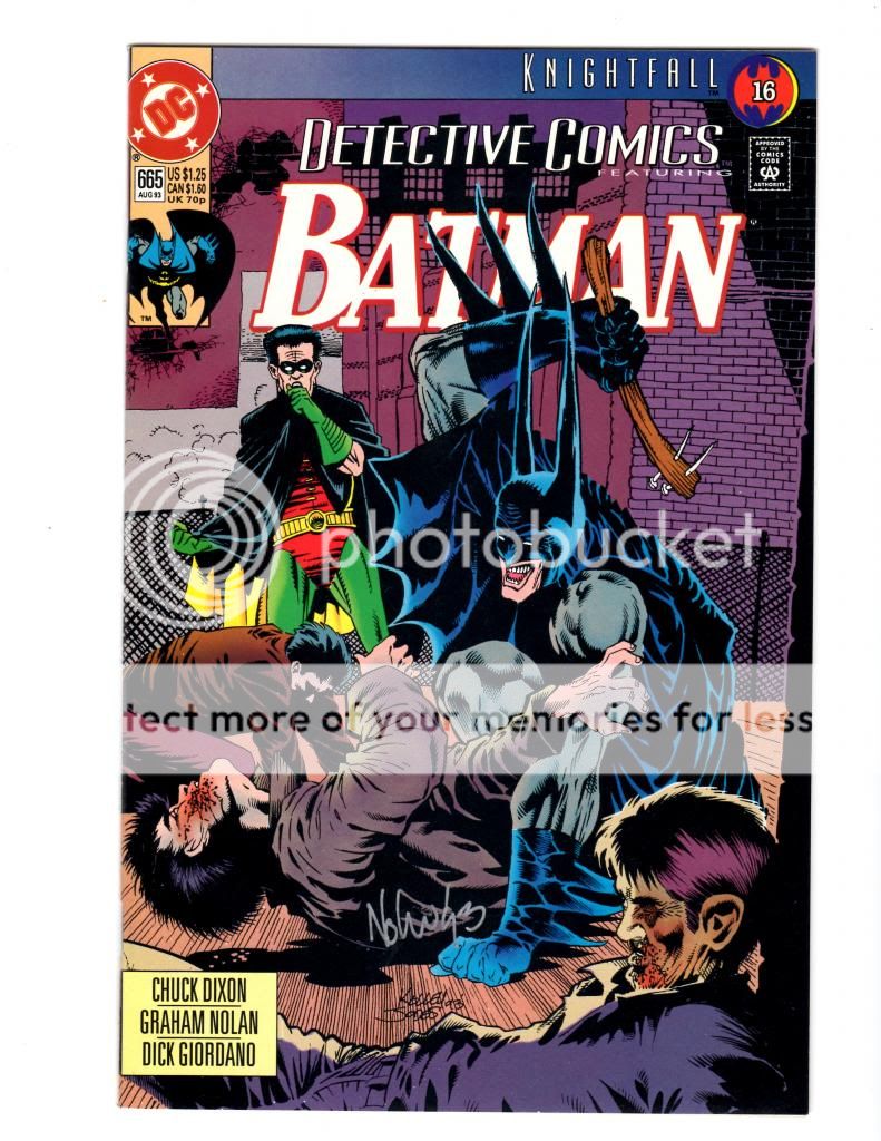 Detective Comics Featuring Batman 661 - 666 signed by Graham Nolan ...